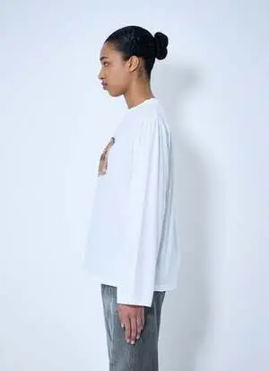 Acne Studios Graphic Print Long Sleeve T-shirt