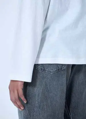 Acne Studios Graphic Print Long Sleeve T-shirt