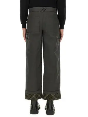 Burberry Regular Fit Cotton Carpenter Pants - Multicolor