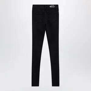 Gucci Skinny Washed Cotton Denim Jeans - Black