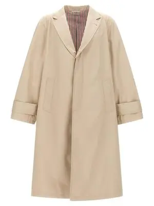 Thom Browne Trench Coat - Cream