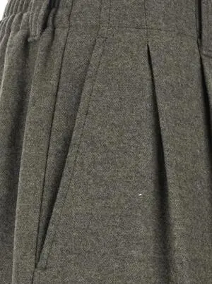 GOLDEN GOOSE Flannel Straight Trousers - Multicolor