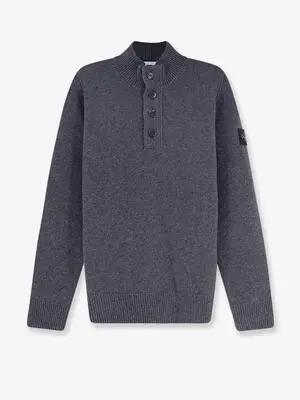 Stone Island Virgin Wool Blend Sweater - Multicolor