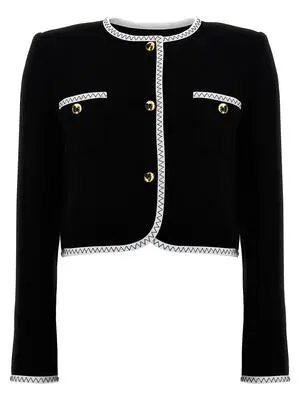 Moschino Crepe Short Jacket - Multicolor