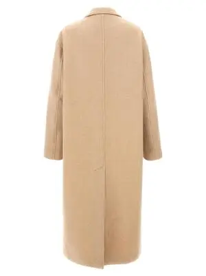 Isabel Marant Étoile Efezia Wool Blend Coat - Cream