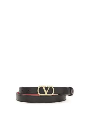 Valentino Garavani Reversible Vlogo Signature Belt - Black