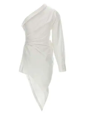 Alexander Wang Asymmetrical Shirt Dress - White