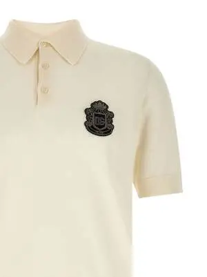 Dolce & Gabbana Dg' Patch Polo Shirt