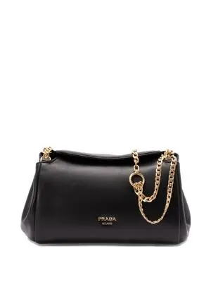 Prada Tumulte Small Leather Shoulder Bag - Black