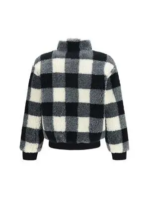 Givenchy Checked Wool-blend Teddy Jacket - Gray