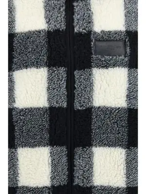 Givenchy Checked Wool-blend Teddy Jacket - Gray
