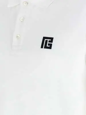 Balmain Embroidery Polo Shirt - Multicolor