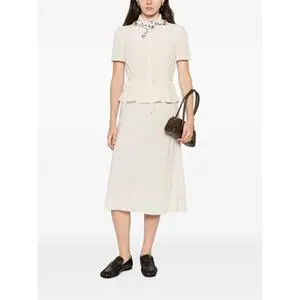 Prada Silk Crystal Embellished Day Dress