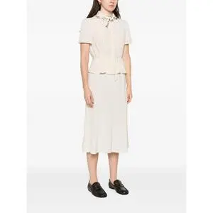 Prada Silk Crystal Embellished Day Dress