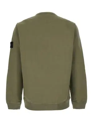 Stone Island Organic Cotton Sweatshirt - Green