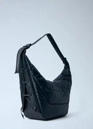 LEMAIRE Large Soft Game Crossbody Bag - Black