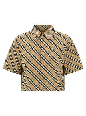 Burberry B Shield' Check Shirt - Multicolor