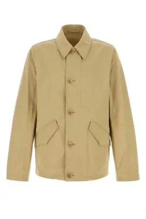 Prada Beige Cotton Jacket - Brown