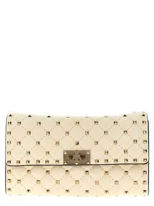 Valentino Garavani Rockstud Spike' Shoulder Bag - White