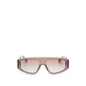 Alaïa Geometric Frame Sunglasses - Brown