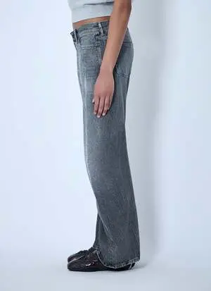 Acne Studios Wide-leg Denim Trousers