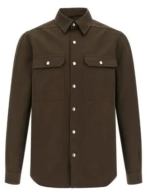 Rick Owens Outershirt' Shirt - Brown