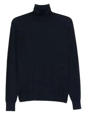 Saint Laurent Turtle-neck Sweater - Multicolor