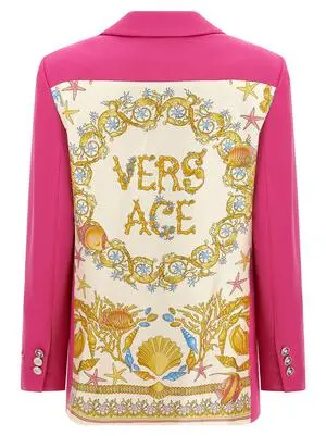 Versace Underwater Barocco Blazer - Pink