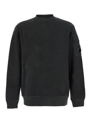 C.P. COMPANY C.P. COMPANY Fleece Crewneck Sweatshirt Gray