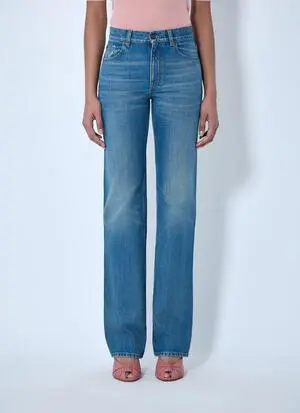 Chloé Straight-leg Denim Jeans - Blue
