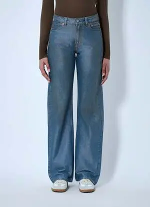 Our Legacy Wide-leg Denim Trousers - Blue