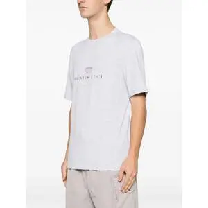 Brunello Cucinelli Grey T-shirts & Vests T-shirts