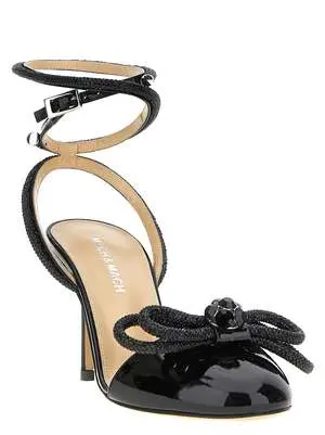 Mach & Mach Double Bow Patent Leather Pumps