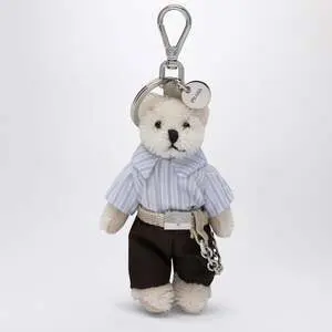 Prada Teddy Keyring - White