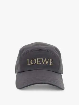 Loewe Cotton Camp Cap - Black