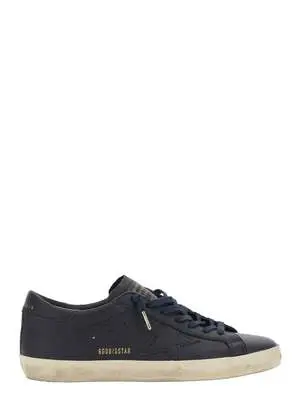 GOLDEN GOOSE Sneakers Superstar With Leather And Blue Details - Multicolor