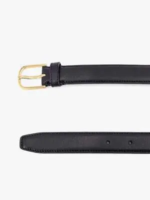 TOTEME Leather Belt - Black