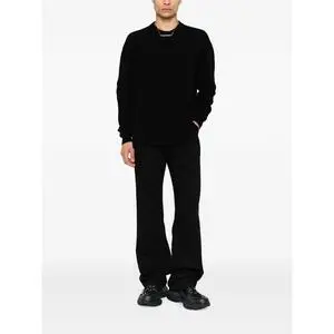 Rick Owens Cashmere And Wool Pullover - Black