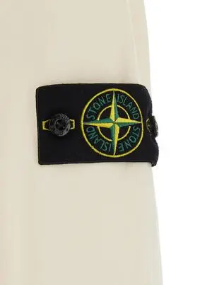 Stone Island Crew Neck Long Sleeve Sweatshirt - White