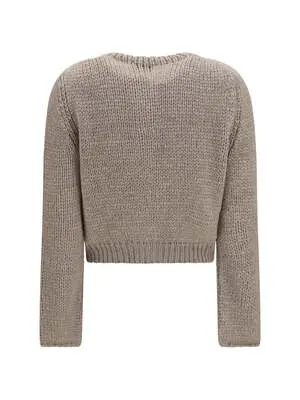 FORTE_FORTE Chunky Knit Buttoned Cardigan - Cream