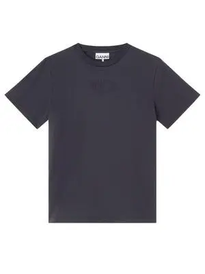 GANNI Logo T-shirt - Black