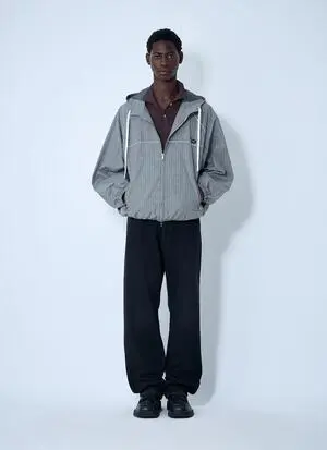 Miu Miu Check Hooded Jacket