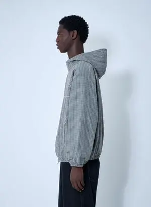Miu Miu Check Hooded Jacket