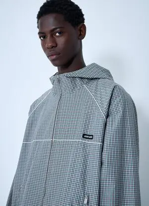 Miu Miu Check Hooded Jacket