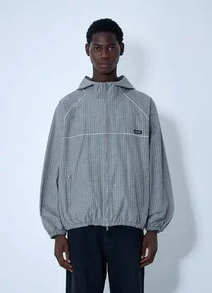 Miu Miu Check Hooded Jacket