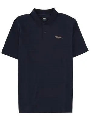 BOSS Polo With Logo - Blue