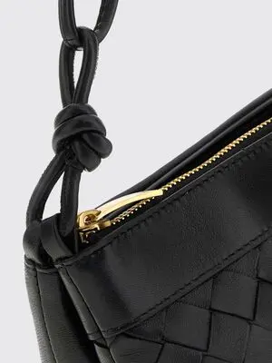 Bottega Veneta Woven Shoulder Bag - Black