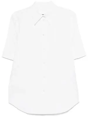 JIL SANDER Linen Classic Collar Shirt
