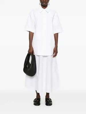 JIL SANDER Linen Classic Collar Shirt
