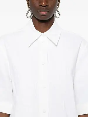 JIL SANDER Linen Classic Collar Shirt